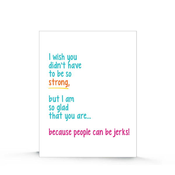 Strong Encouragement Card – You Are Amazing | Stacey M Design