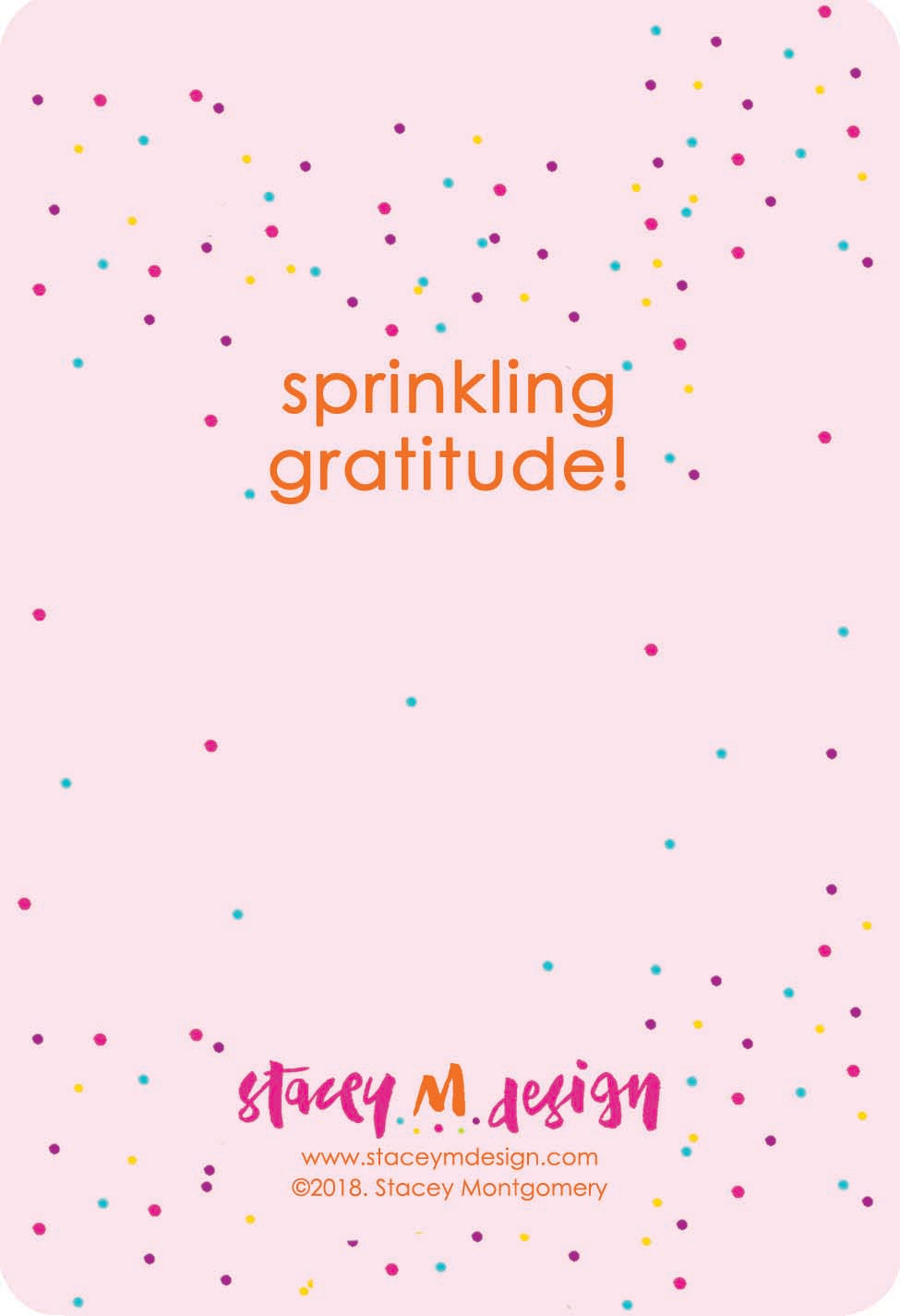 Sprinkling Gratitude Mini Notes – Stacey M Design
